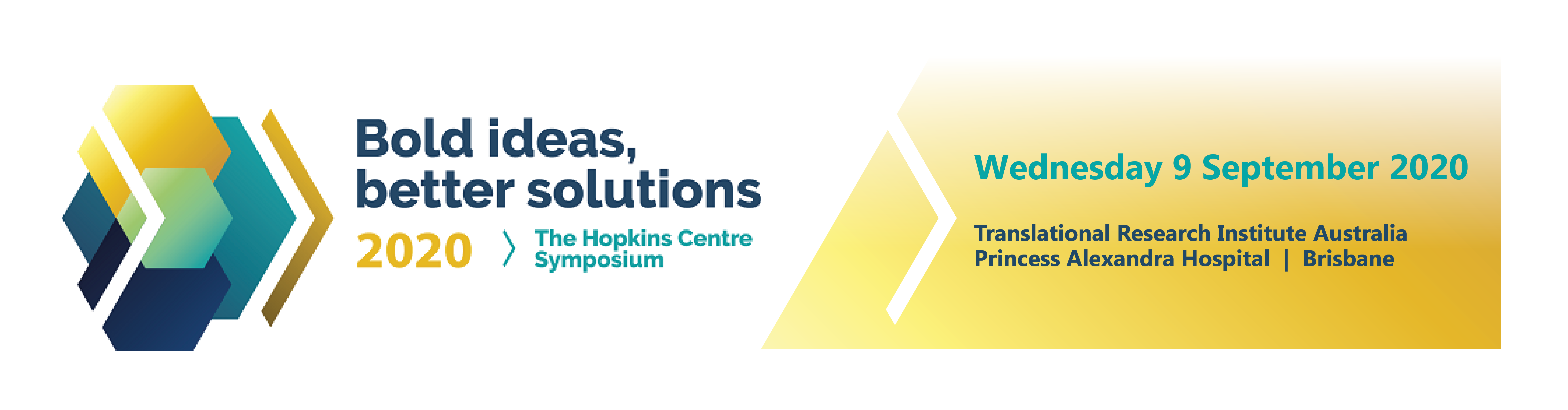 Bold ideas better solutions Symposium - Hopkins Centre